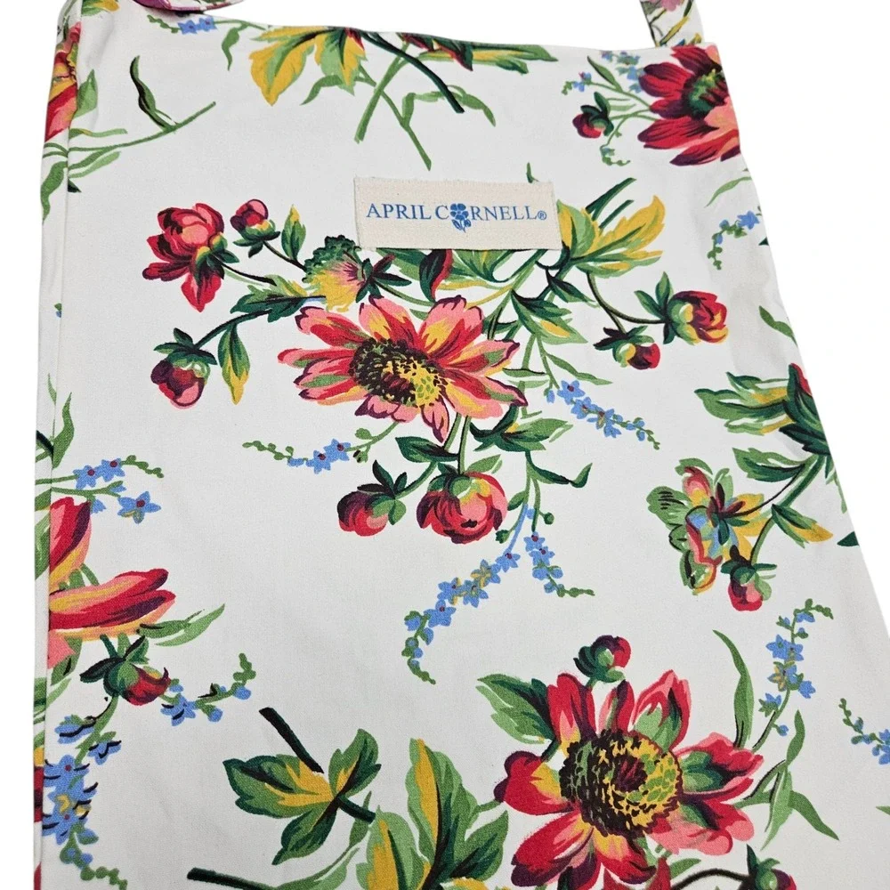 April Cornell | Bags | April Cornell Floral Tote Bag Cotton Canvas ...